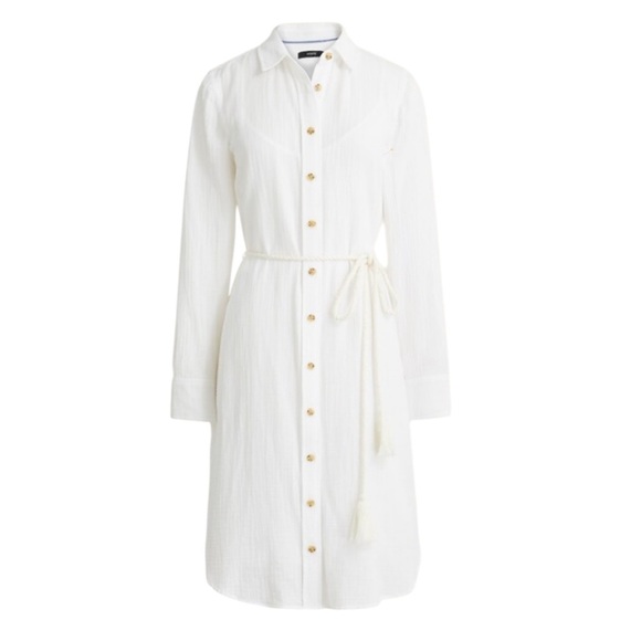 J Crew White Dresses